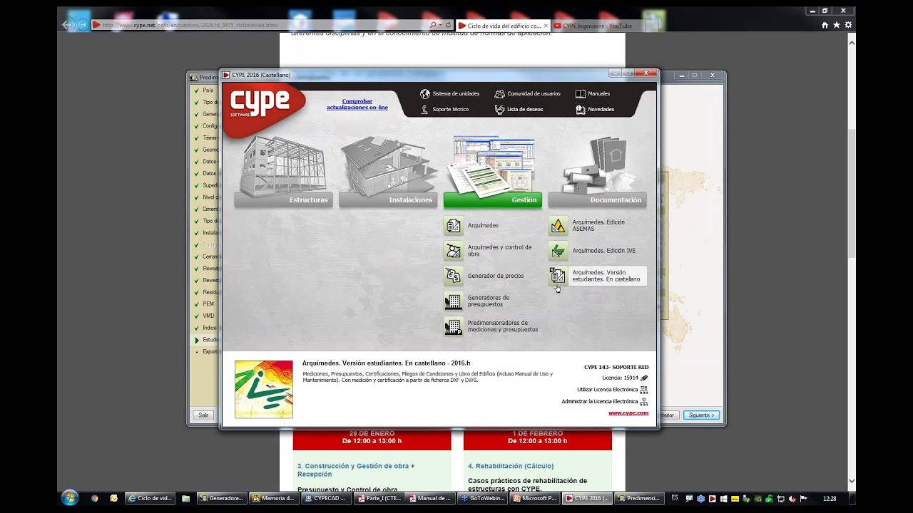 Ciclo de vida del edificio con CYPE Construcción y Gestión de obra Recepción