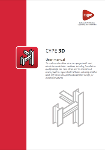 CYPE 3D - User manual - Learning | Cype