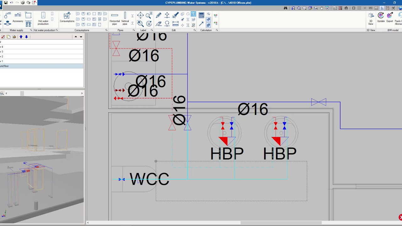 Water Systems – Design and analysis of the results for a plumbing ...