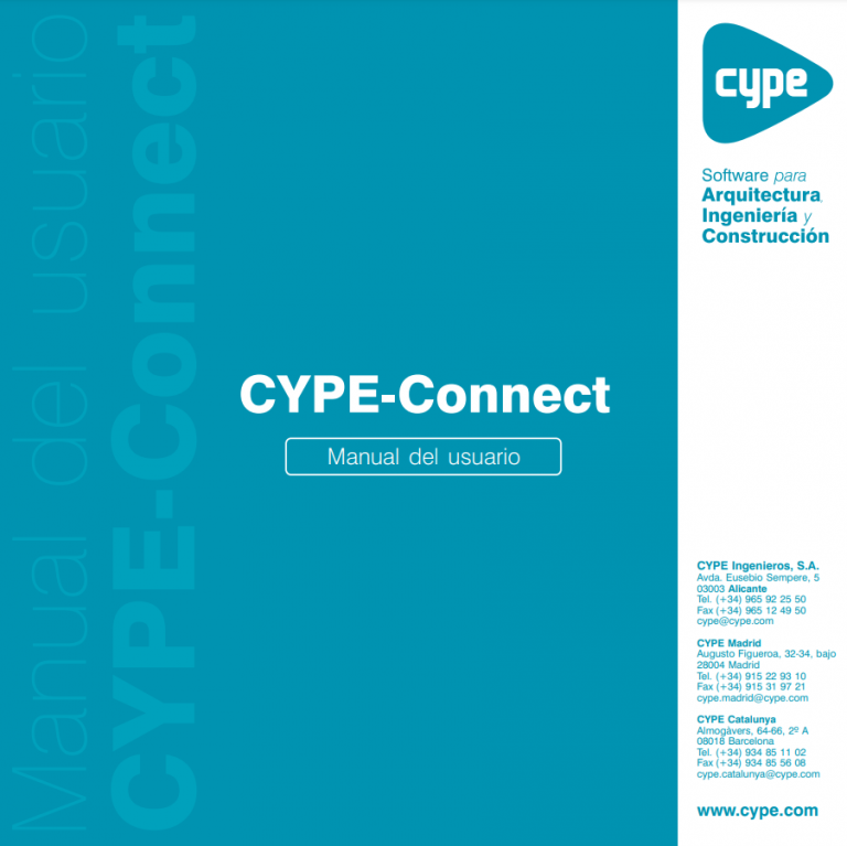 CYPE Connect Classic. Manual del usuario - Learning | Cype