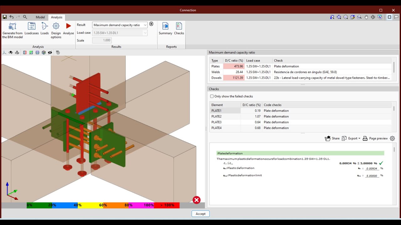 New features of CYPE Connect for the design of connections in timber ...