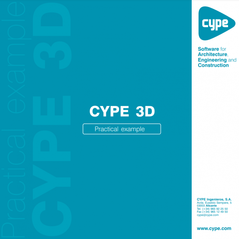 CYPE 3D (EN) archivos - Learning | Cype