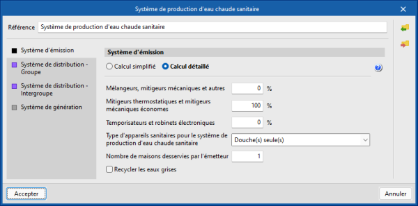 Quel système fictif mettre en place pour réaliser le calcul Bbio et DH ...