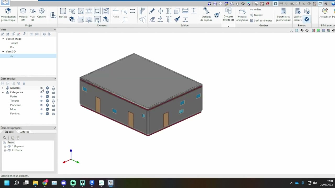 Open BIM Analytical Model - Revit - Modélisation et paramétrage des ...