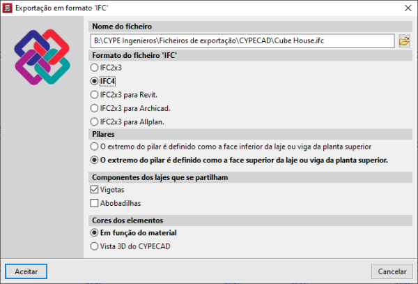 Como exportar um IFC a partir do CYPECAD - Learning | Cype
