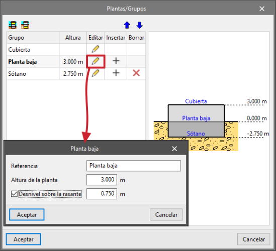 How to create a ground floor with a part of the vertical façade in ...