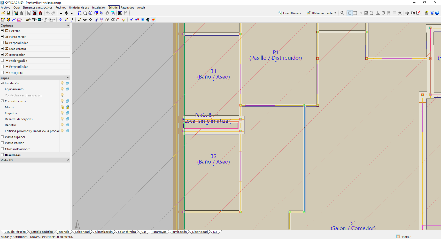 Cómo simular patinillos de instalaciones en CYPECAD MEP - Learning | Cype