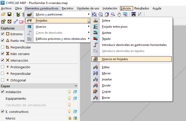 Cómo simular patinillos de instalaciones en CYPECAD MEP - Learning | Cype