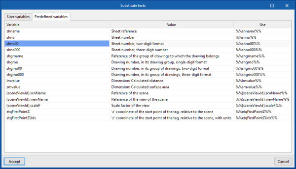 Text replacement variables in Open BIM Layout - Learning | Cype