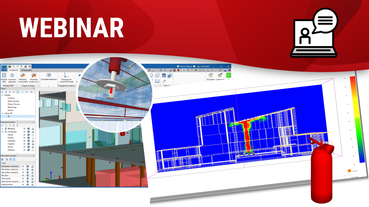 Validation of fire safety design and dynamic simulation of BIM models