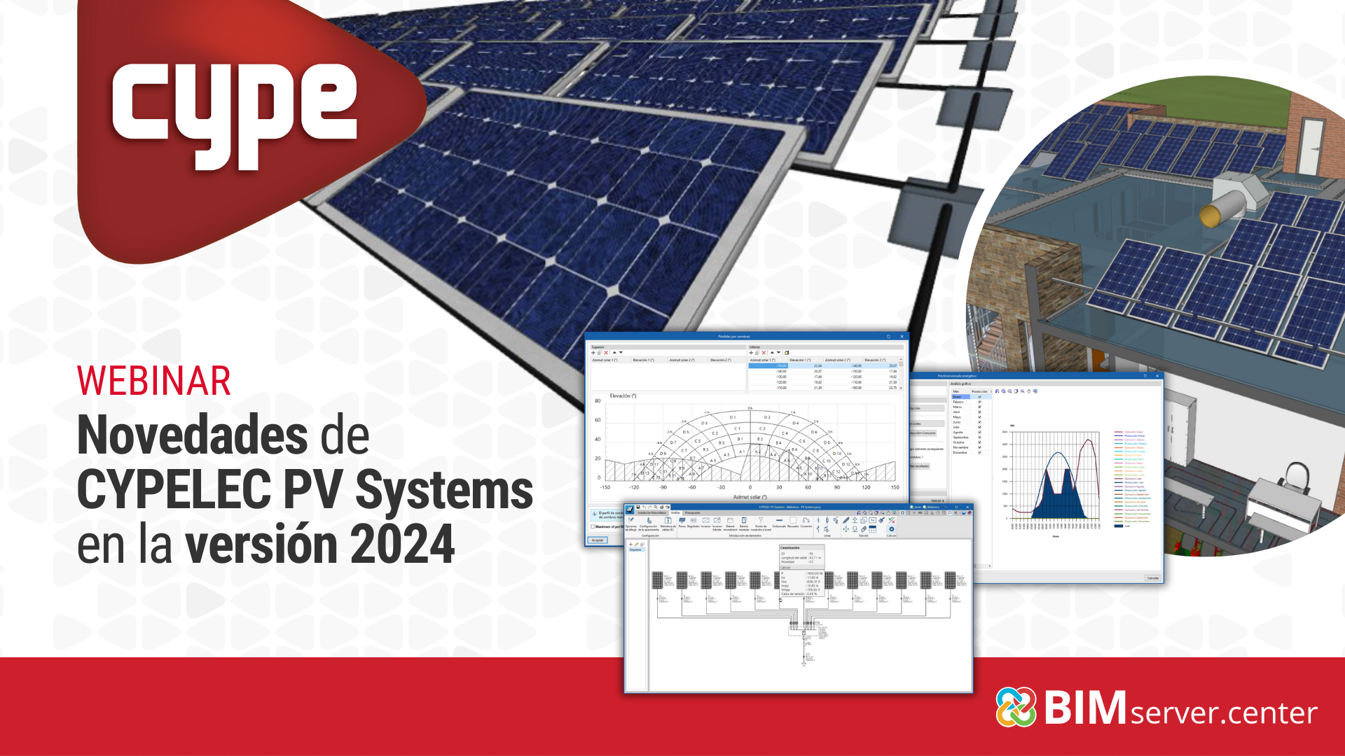 Novedades de CYPELEC PV Systems en la versión 2024 - Learning | Cype