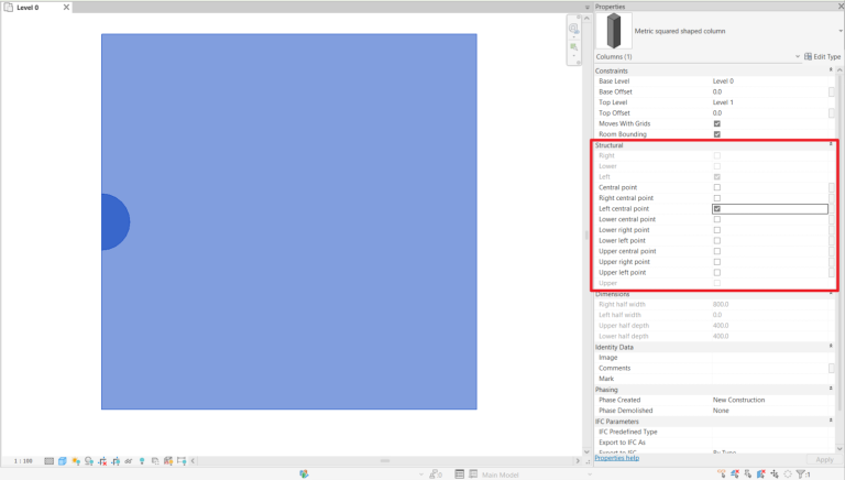 Como ler os pontos fixos dos pilares do Revit? - Learning | Cype