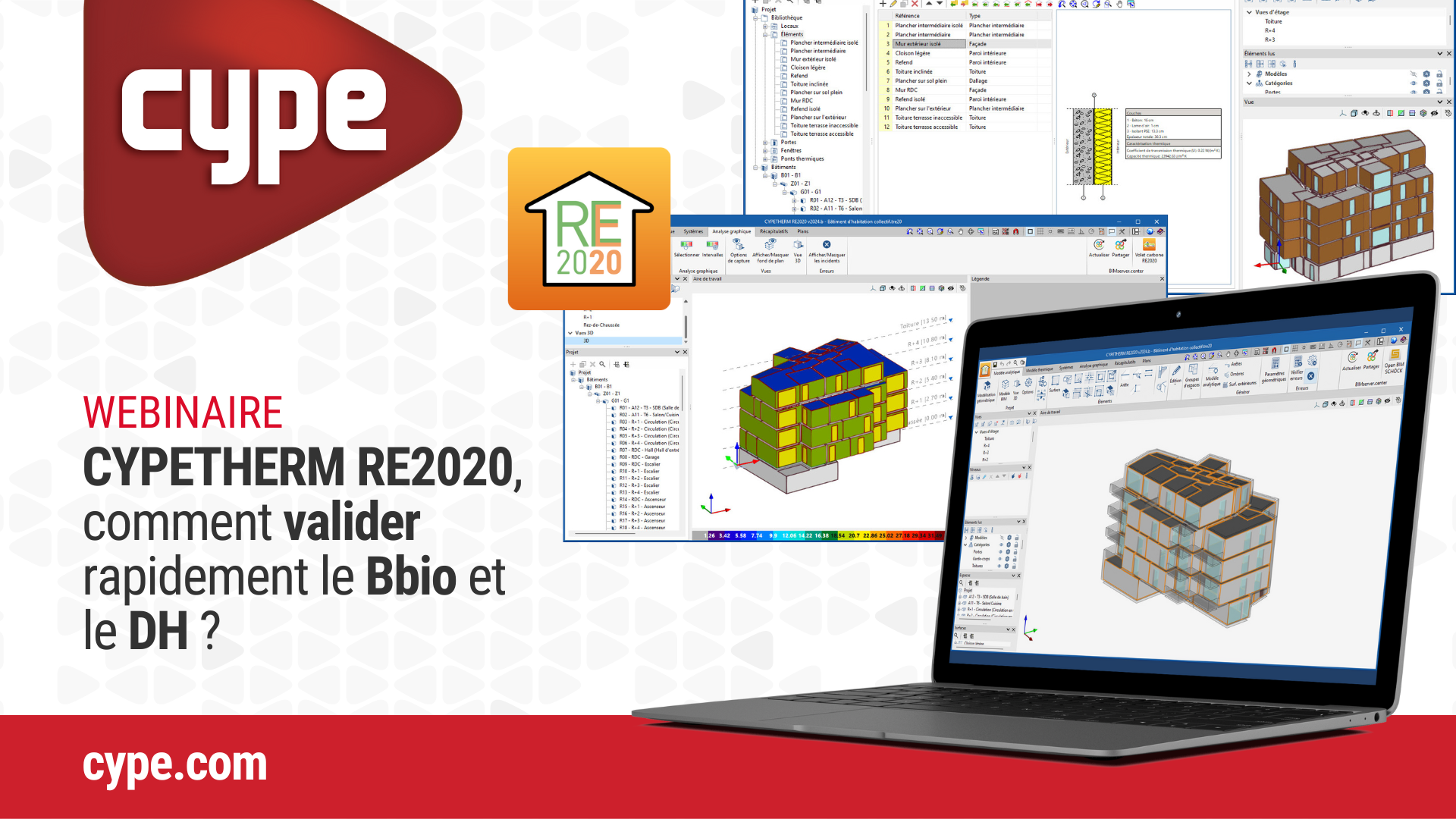 CYPETHERM RE2020, comment valider rapidement le Bbio et le DH ...