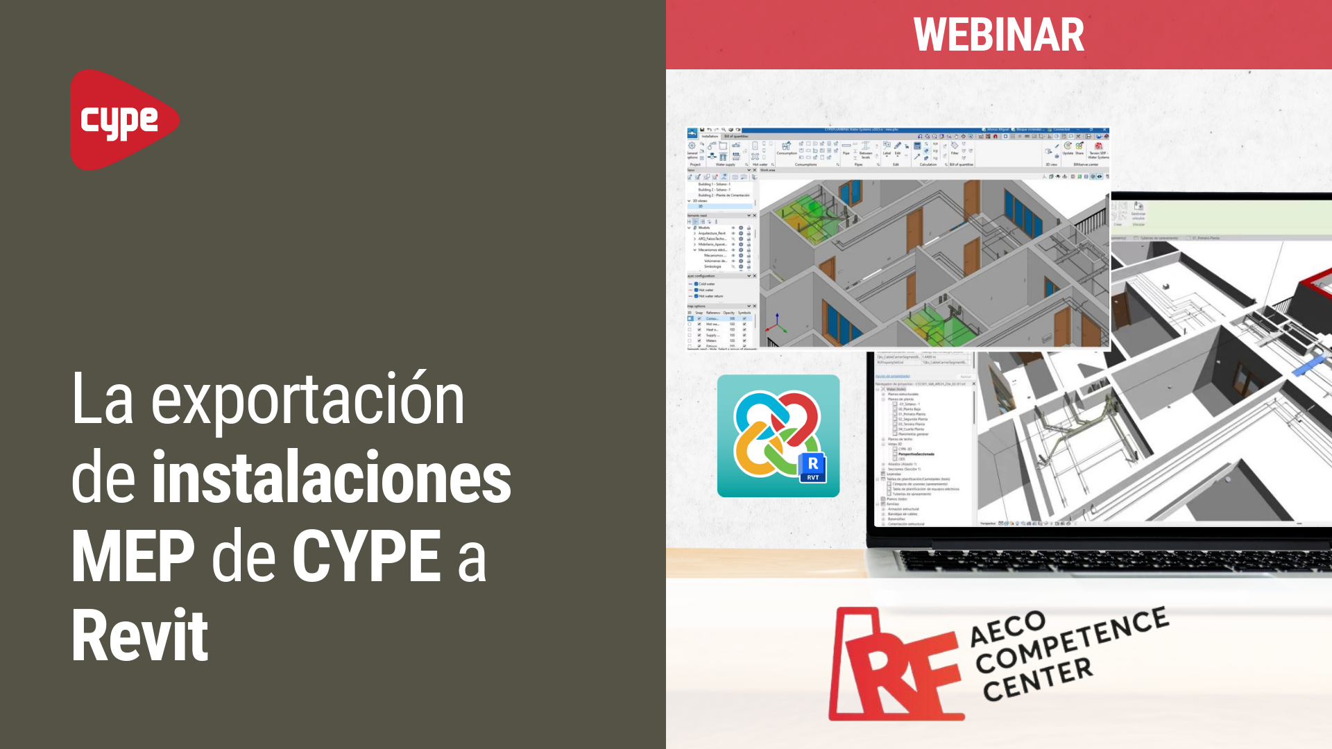 La exportación de instalaciones MEP de CYPE a Revit - Learning | Cype
