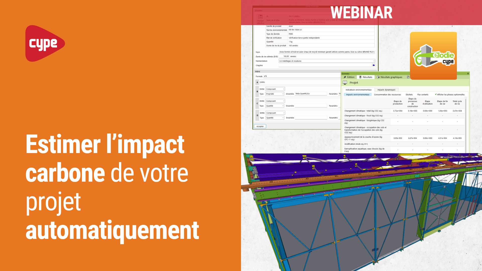 Estimer l’impact carbone de votre projet automatiquement - Learning | Cype