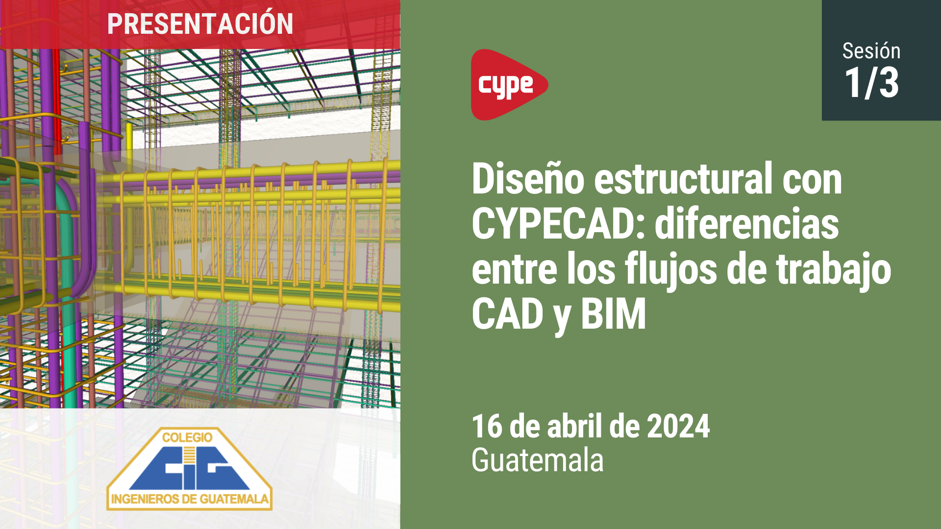 Diseño estructural con CYPECAD: diferencias entre los flujos de trabajo CAD y BIM - Learning | Cype