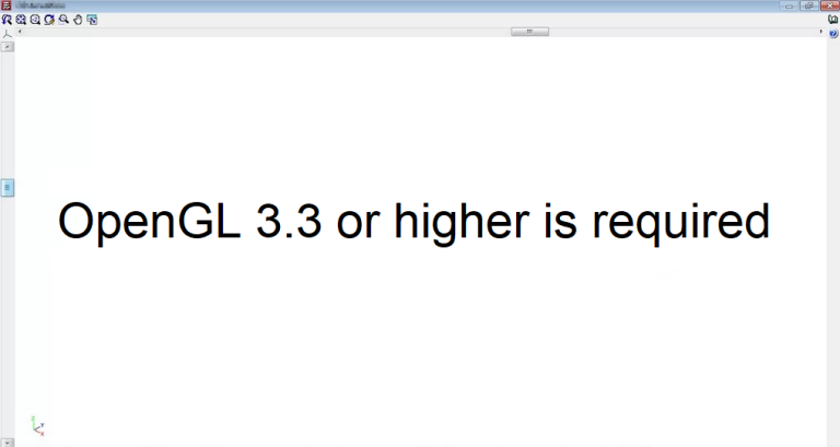 OpenGL 3.3 or higher is required - Learning | Cype