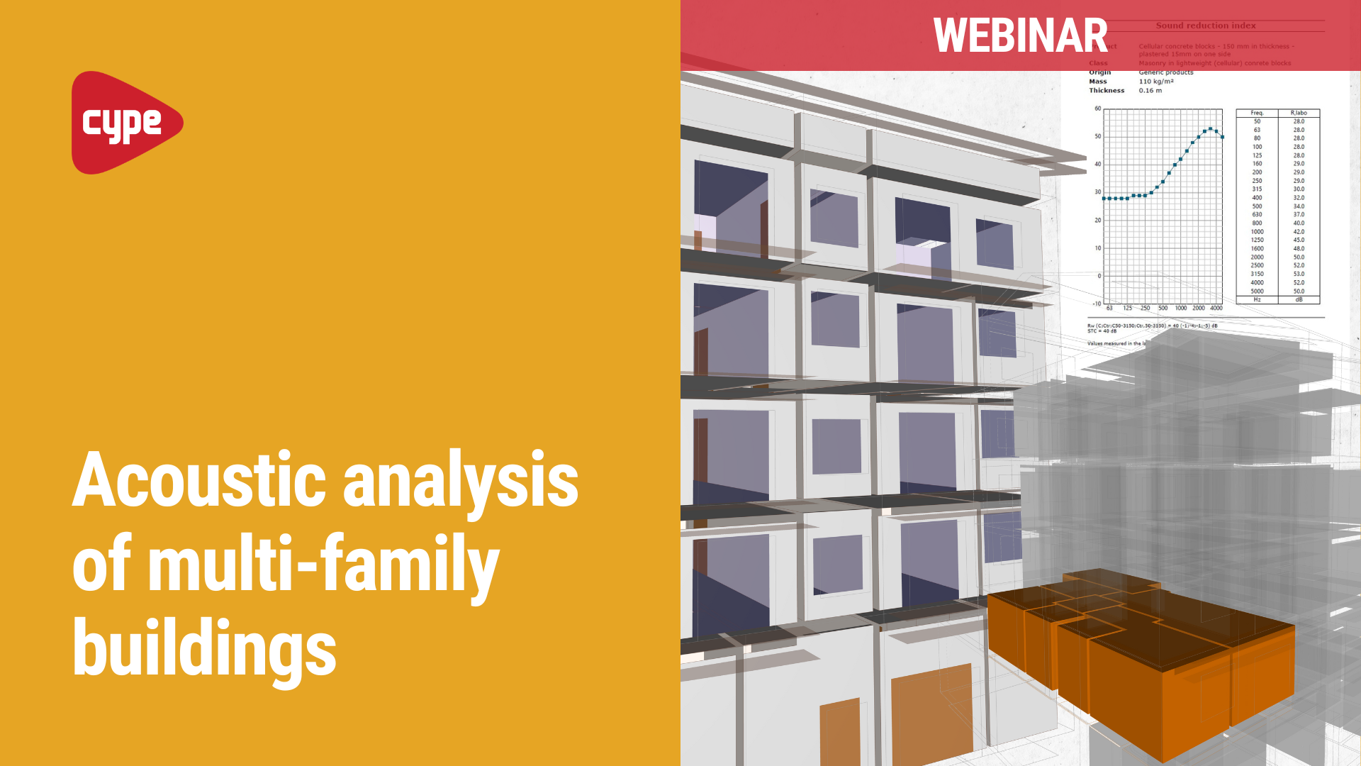 Acoustic analysis of multi-family buildings - Learning | Cype