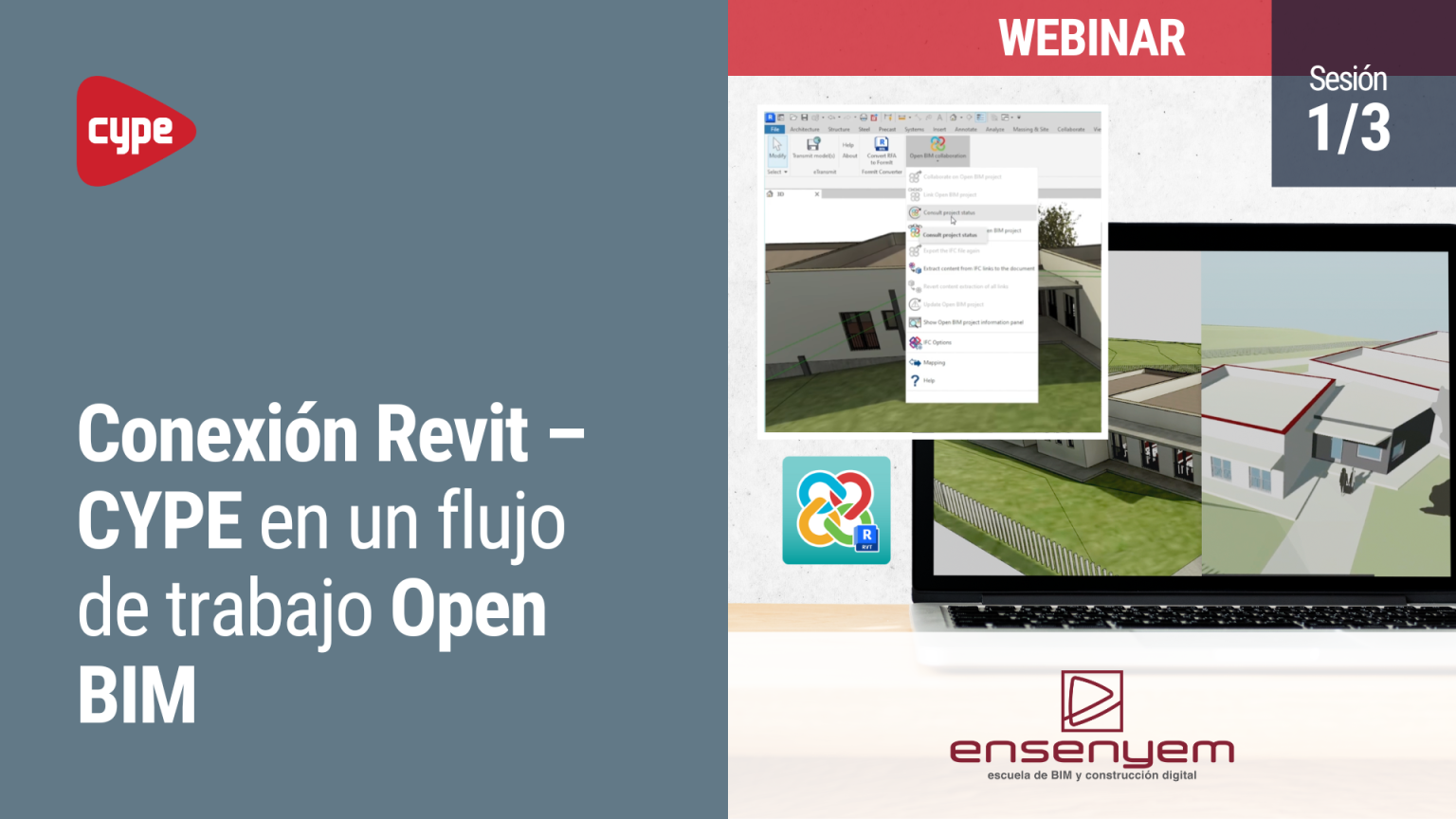 Conexión CYPE-Revit con Ensenyem, escuela de BIM y construcción digital archivos - Learning | Cype