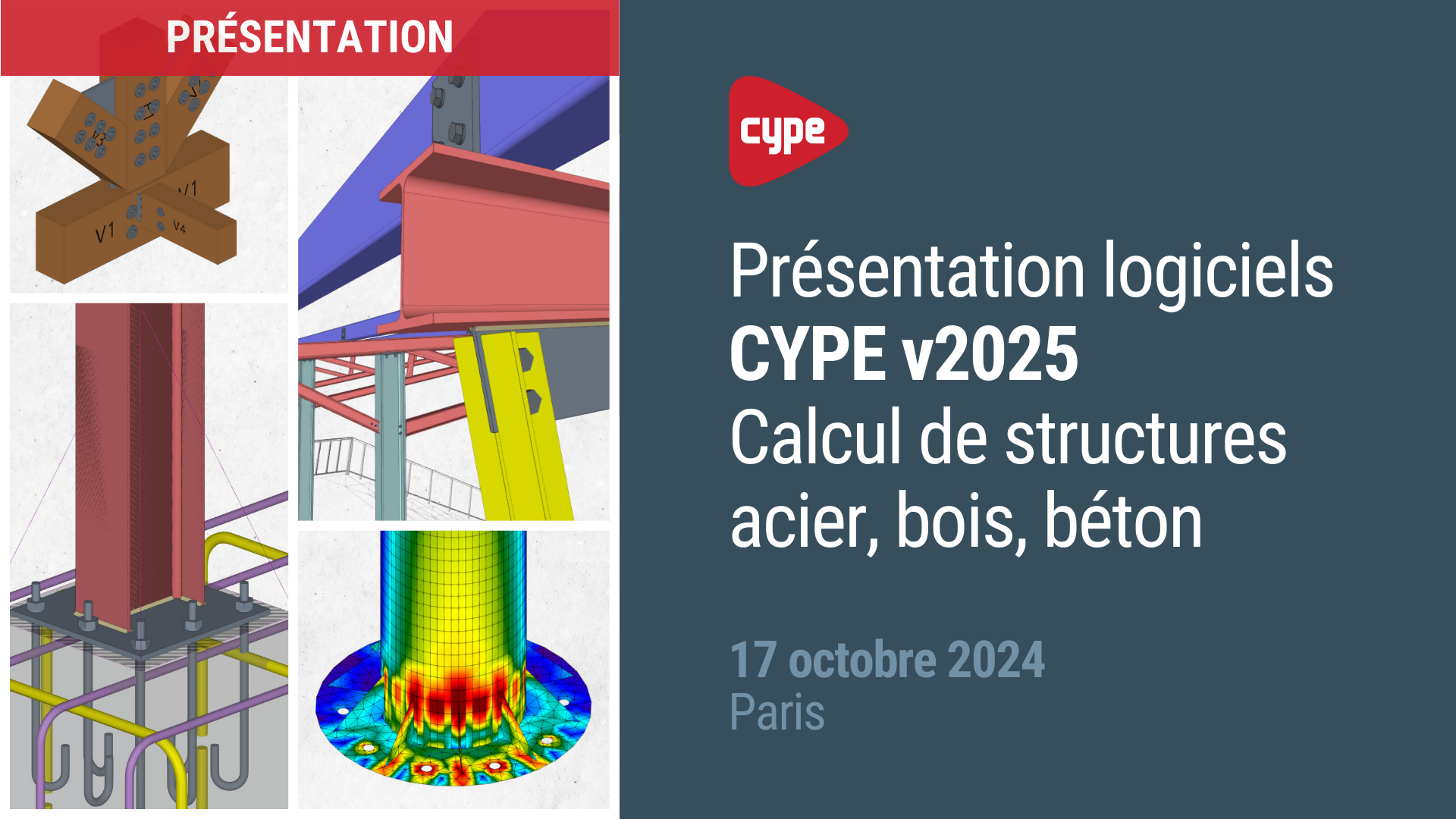 [PARIS] Présentation logiciels CYPE v2025 - Calcul de structures acier ...