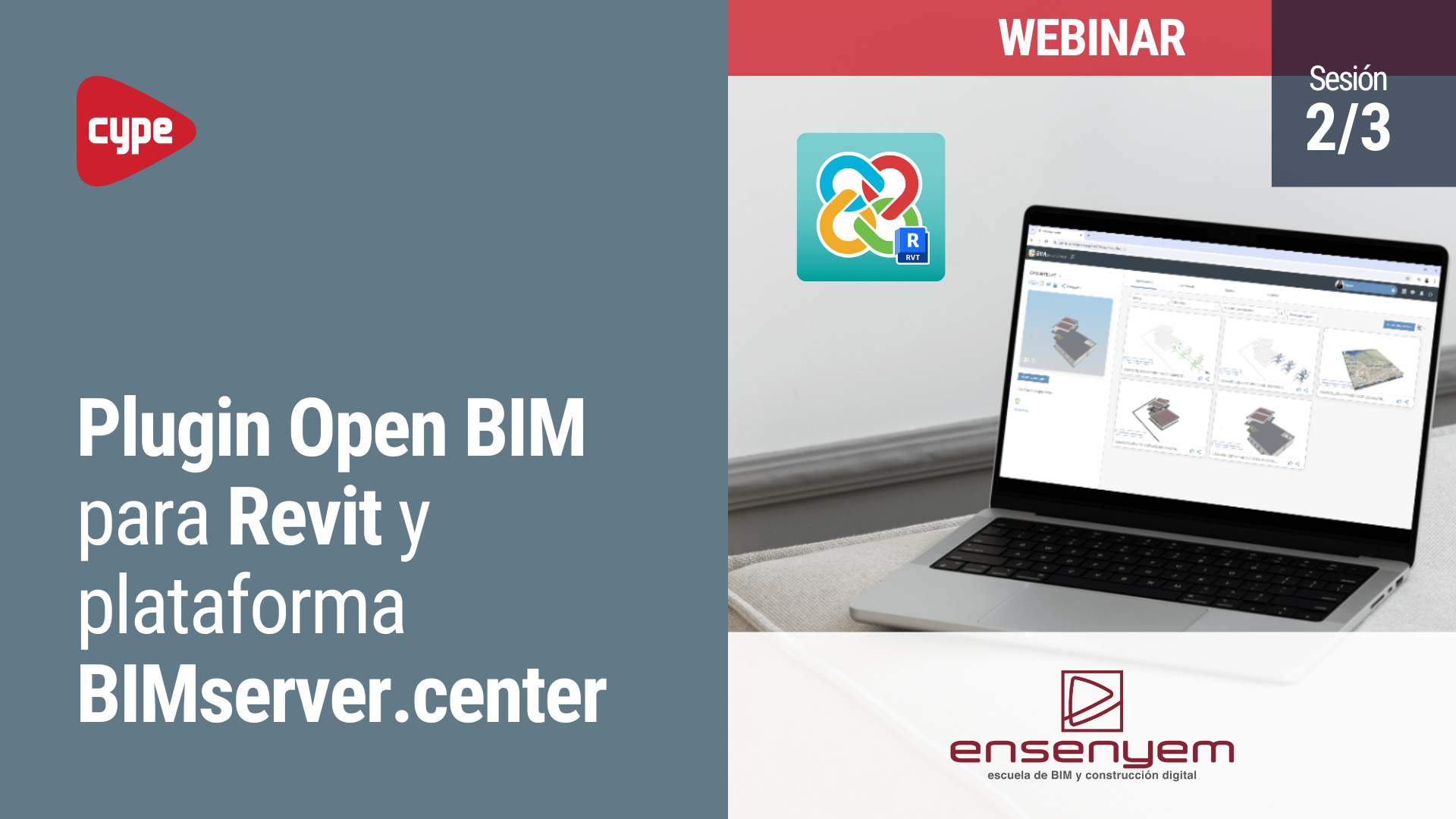 Plugin Open BIM para Revit y plataforma BIMserver.center - Learning | Cype