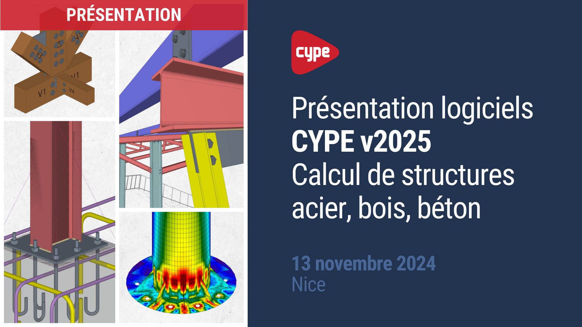 [NICE] Présentation logiciels CYPE v2025 - Calcul de structures acier, bois, béton - Learning | Cype