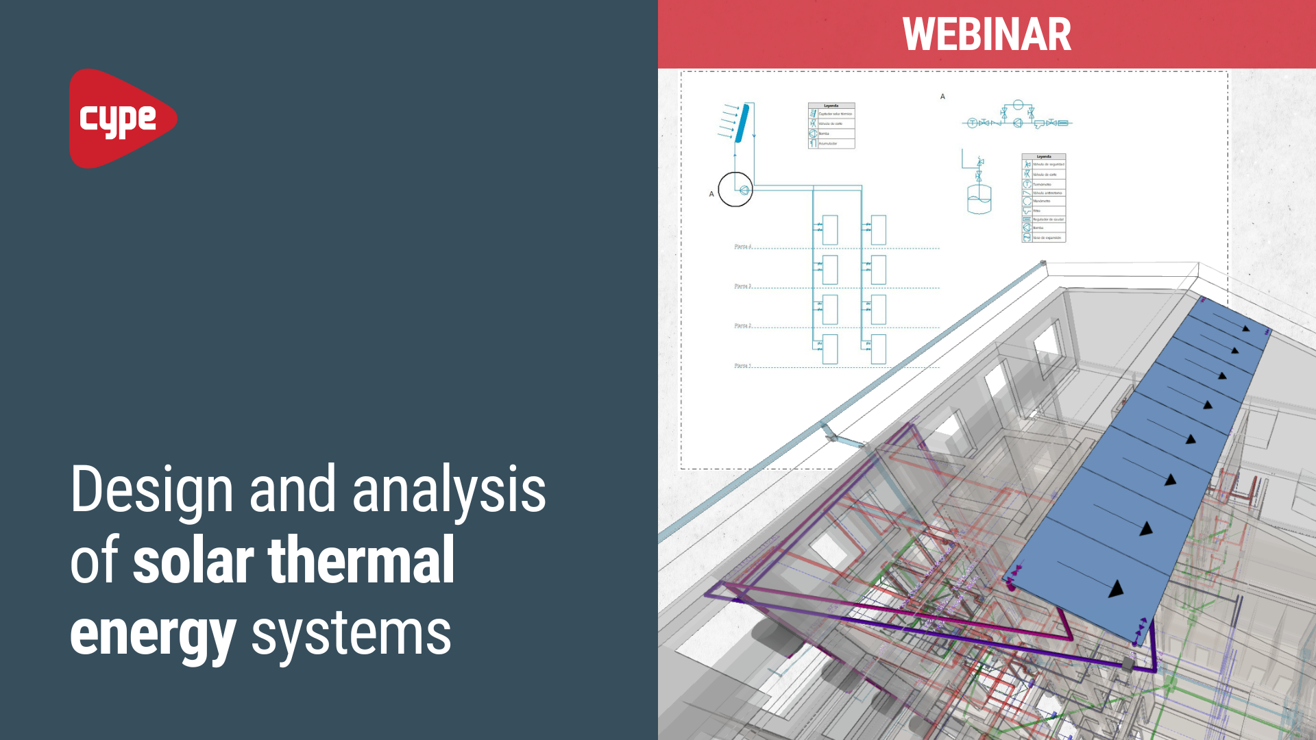 Design and analysis of solar thermal energy systems - Learning | Cype