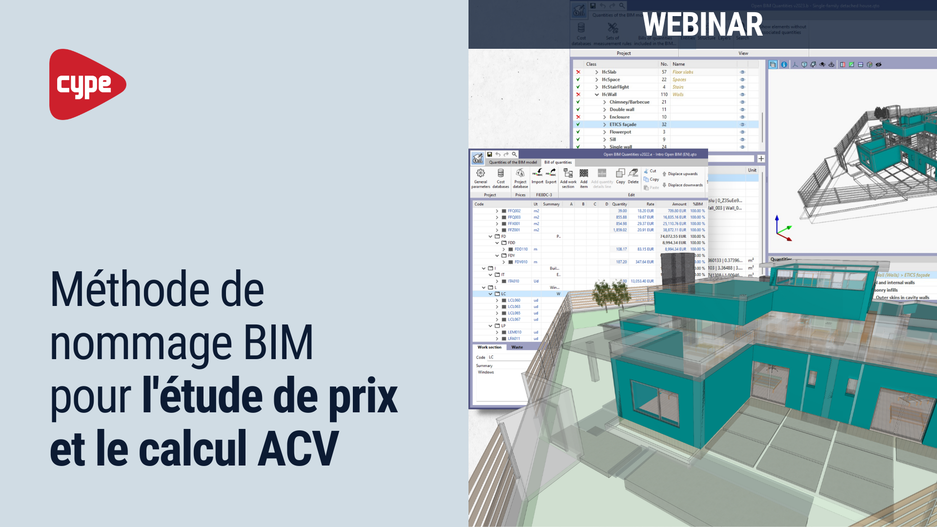 Méthode de nommage BIM pour l'étude de prix et le calcul ACV - Learning ...