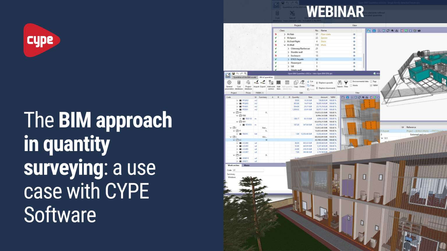 The BIM approach in quantity surveying: a use case with CYPE Software - Learning | Cype