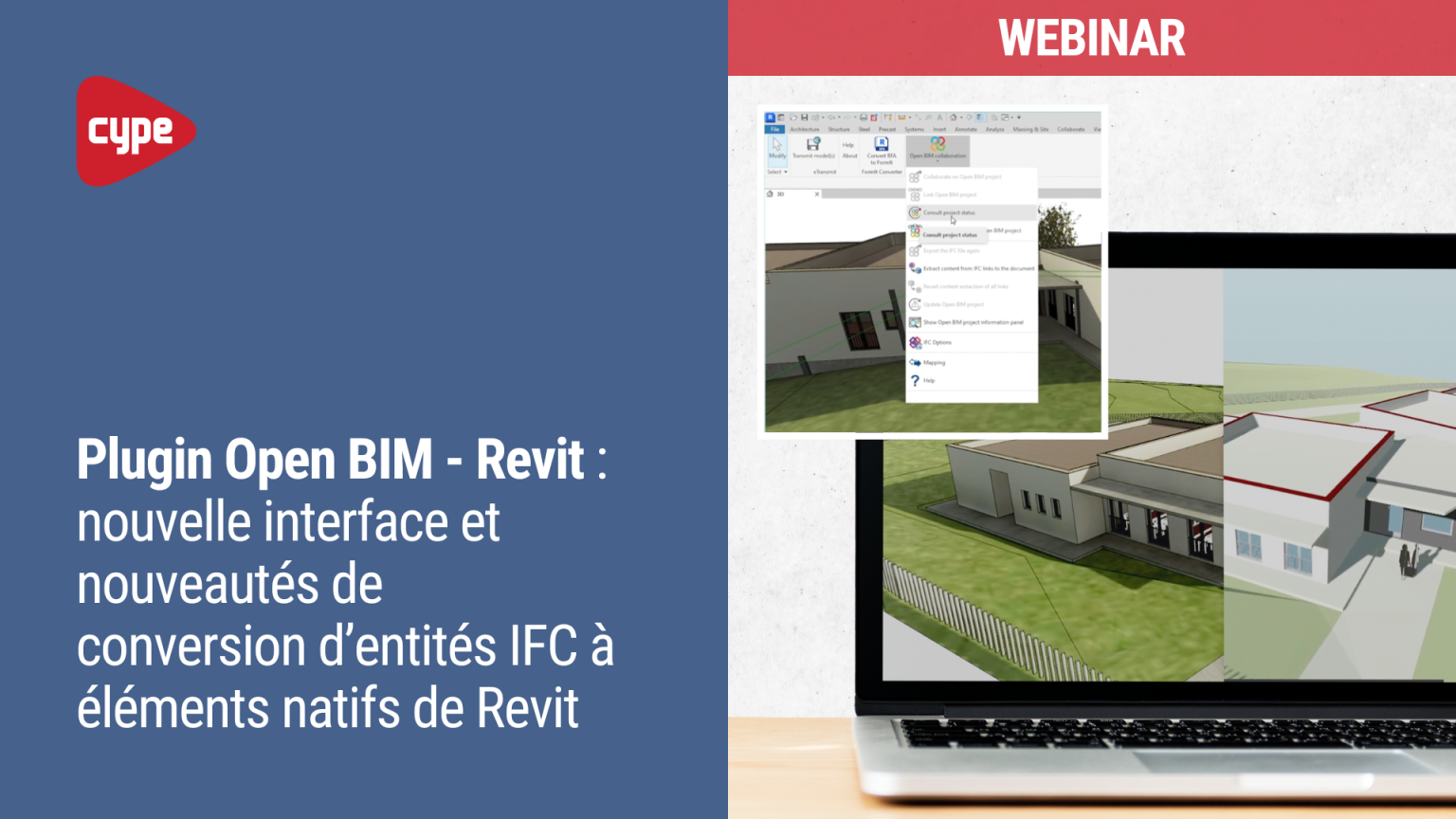 Plugin Open BIM - Revit : nouvelle interface et nouveautés de ...