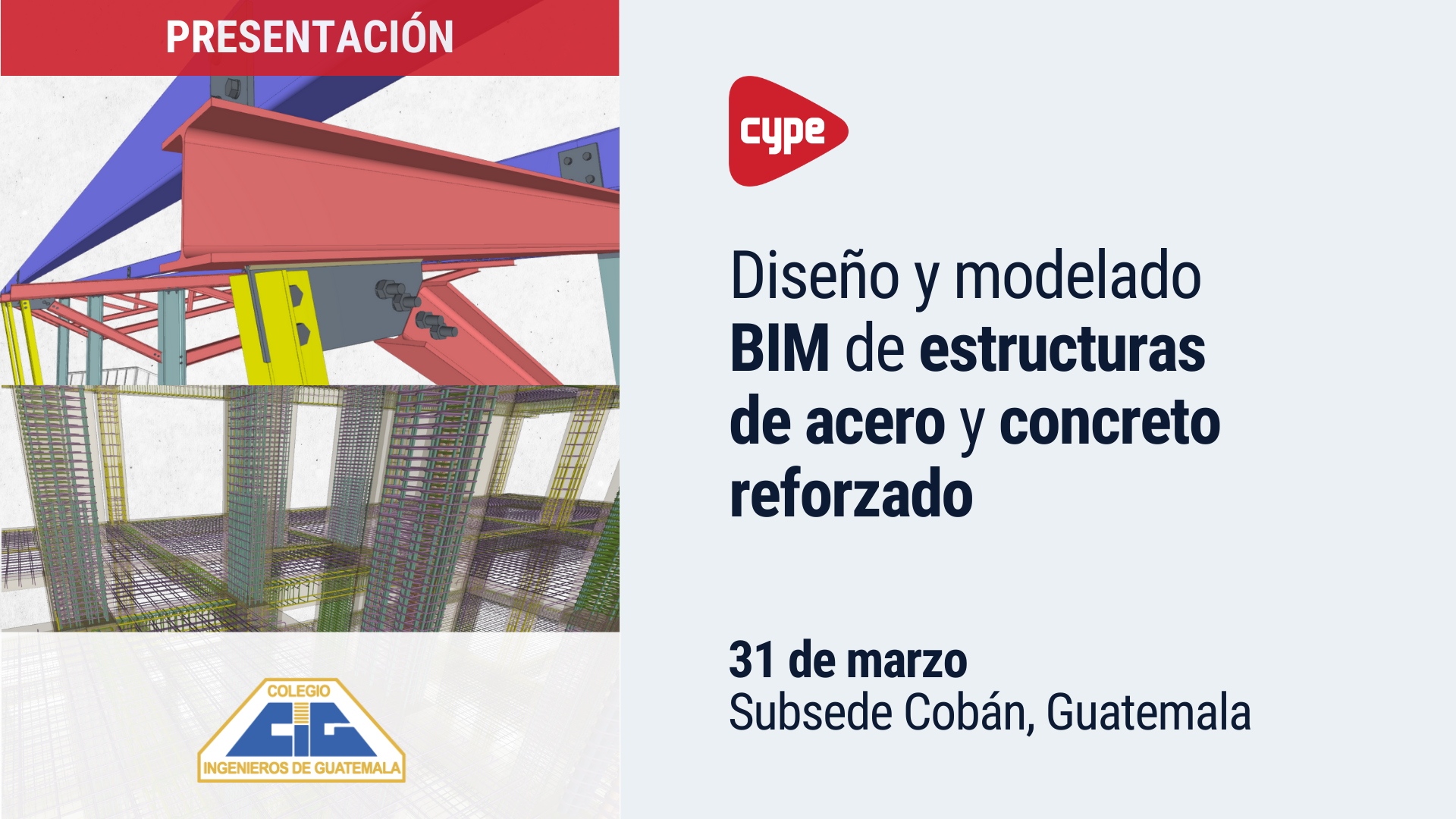 Diseño y modelado BIM de estructuras de acero y concreto reforzado - Colegio de Ingenieros ...