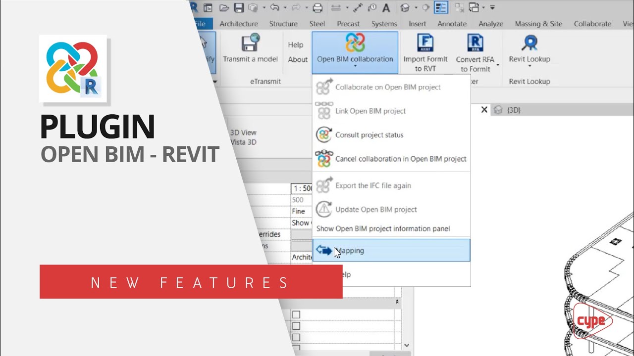 Revit-CYPE Interoperability: converting IFC to native formats