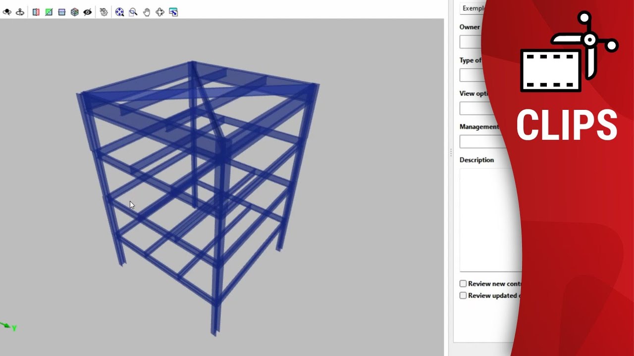 Importing XML files generated with ETABS® in StruBIM Steel or CYPE Connect