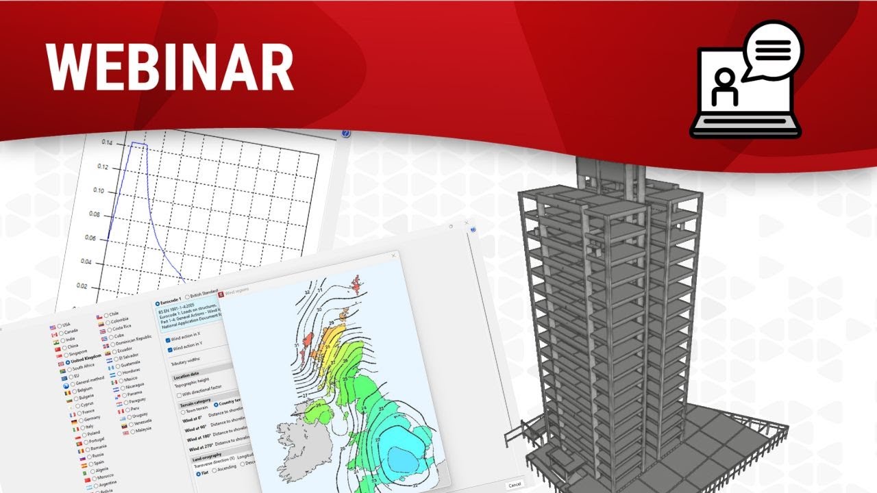 CYPECAD: entering seismic and wind loads in the design of reinforced concrete structures