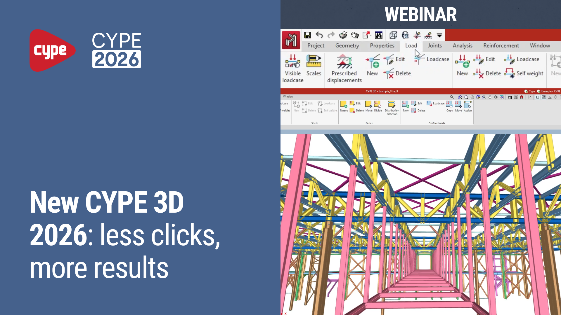New CYPE 3D 2026: less clicks, more results - Learning | Cype