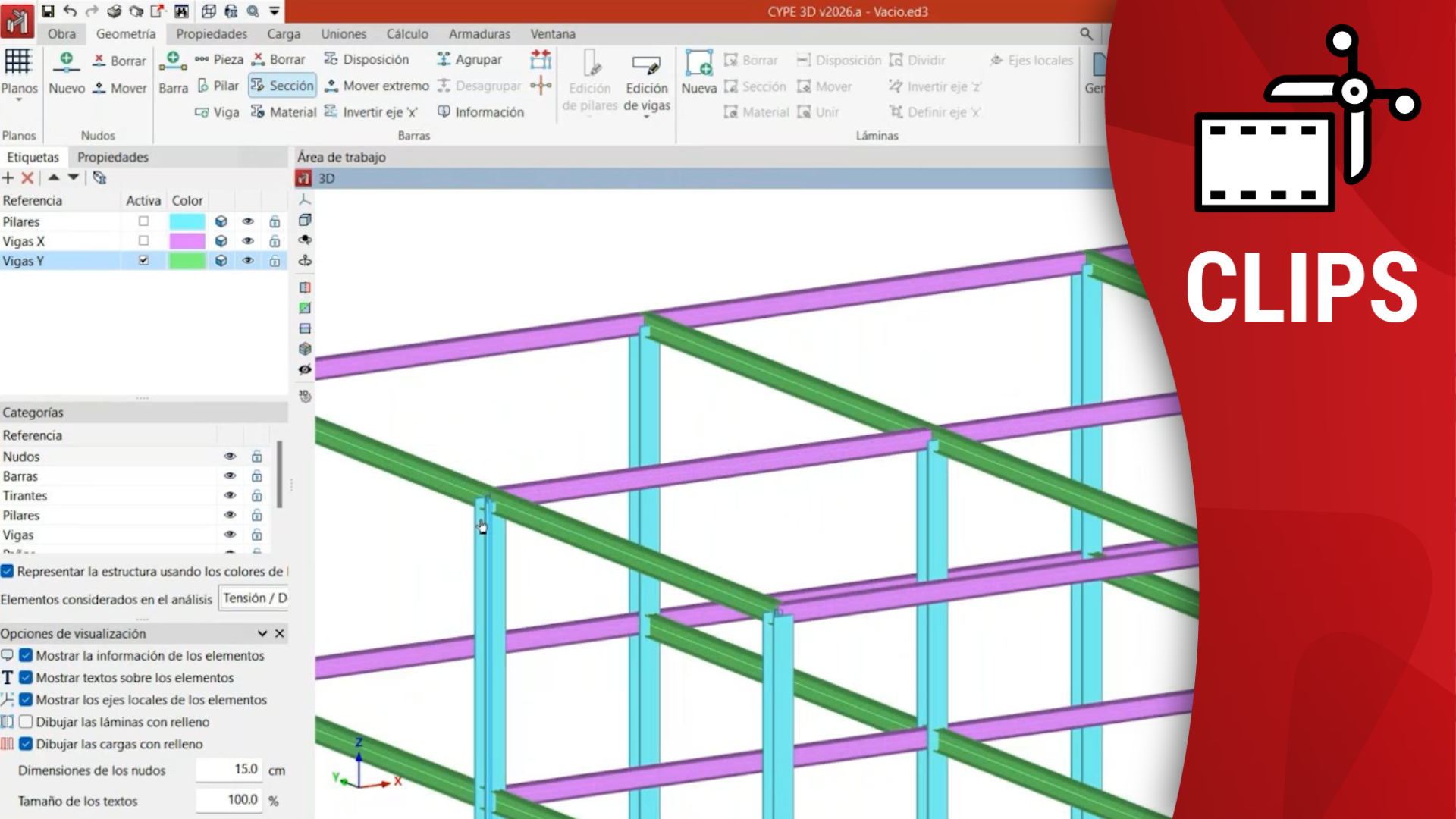 Primeros pasos con la nueva interfaz de CYPE 3D 2026.a