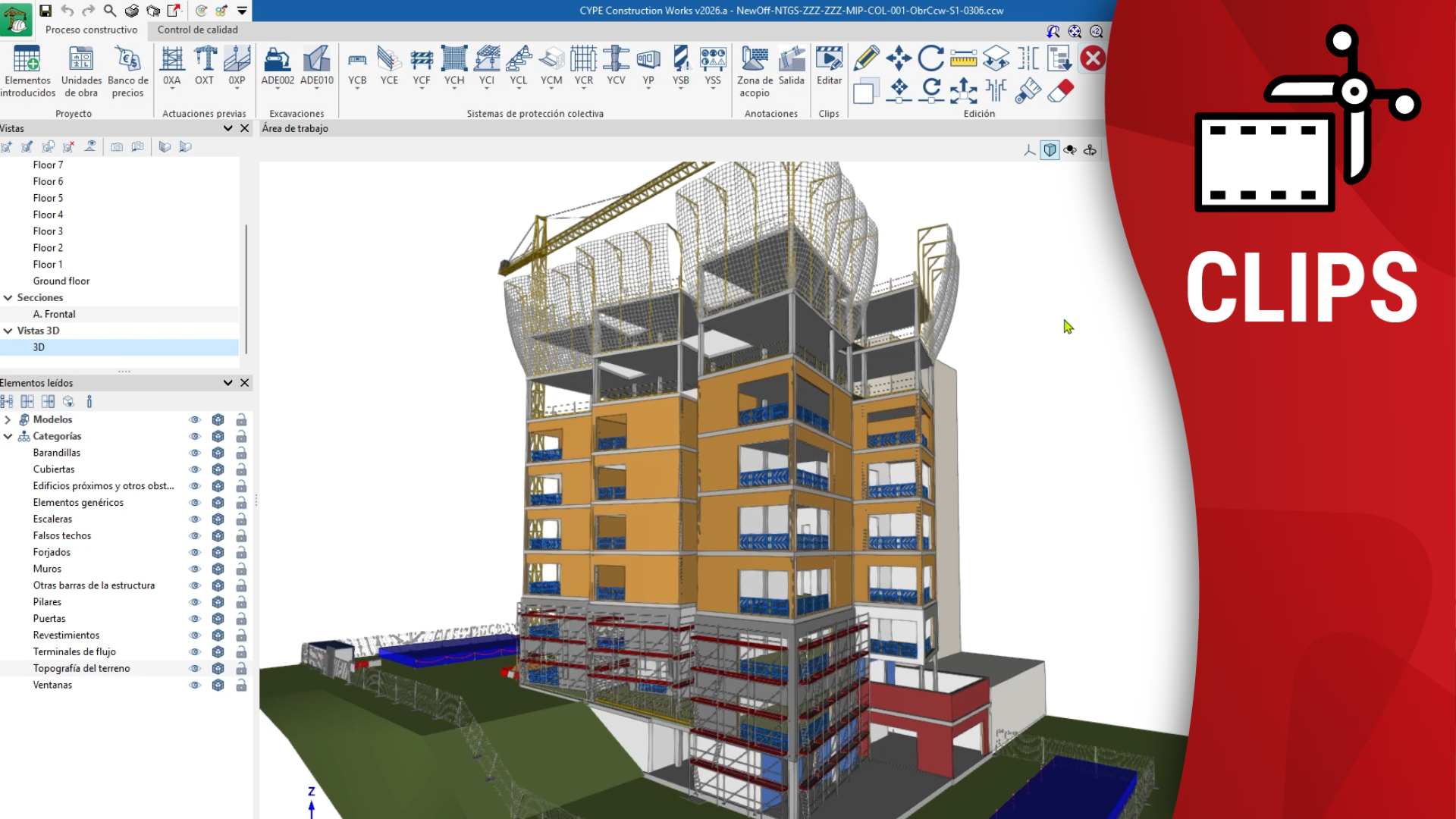 CYPE Construction Works: planifica las fases constructivas y crea vídeos técnicos del avance de obra