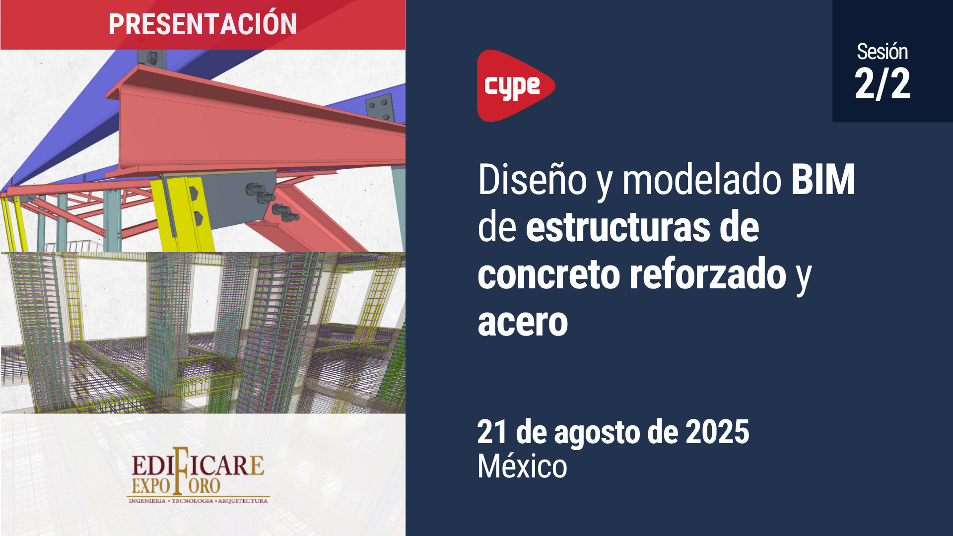 Diseño y modelado BIM de estructuras de concreto reforzado y acero ...