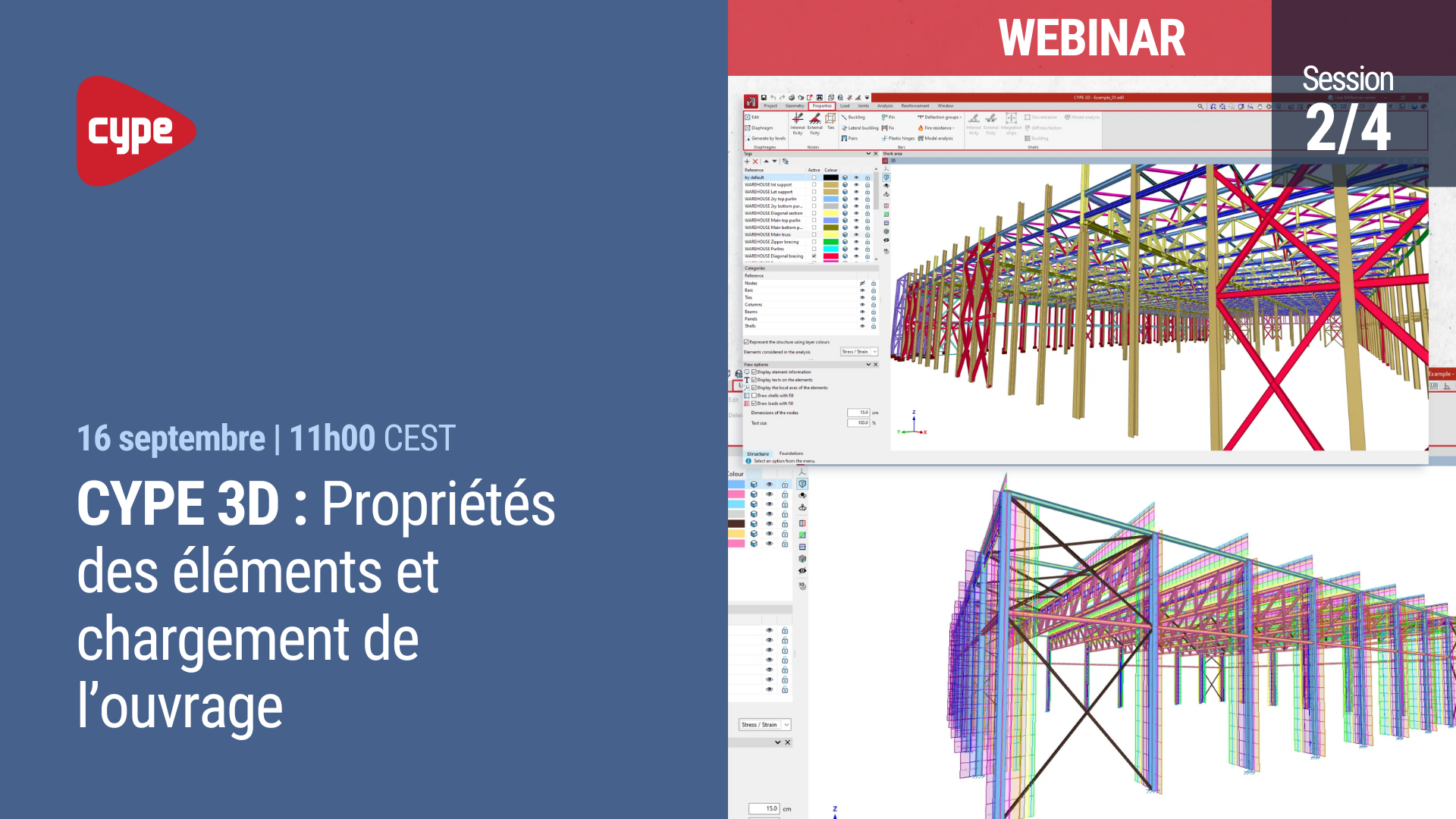 CYPE 3D : Propriétés des éléments et chargement de l’ouvrage - Learning ...