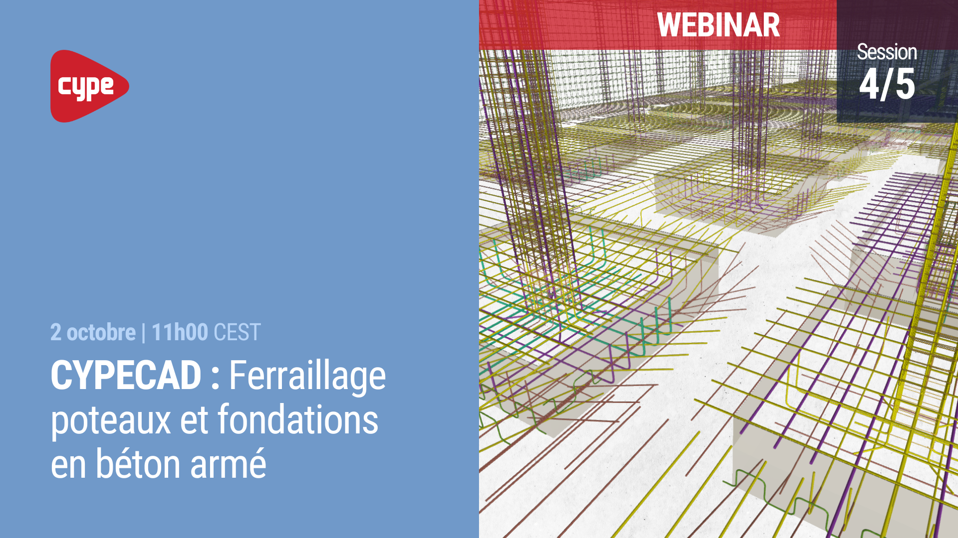 CYPECAD : Ferraillage poteaux et fondations en béton armé - Learning | Cype