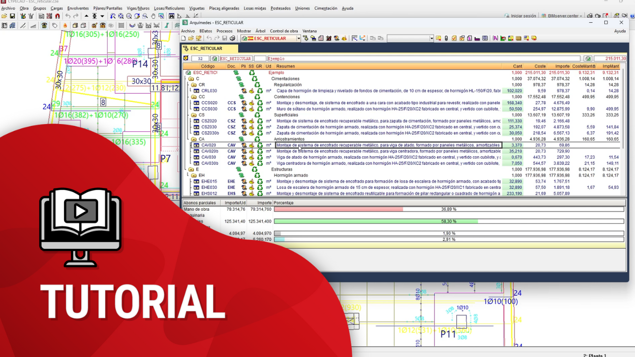 Exportación CYPECAD - Arquímedes