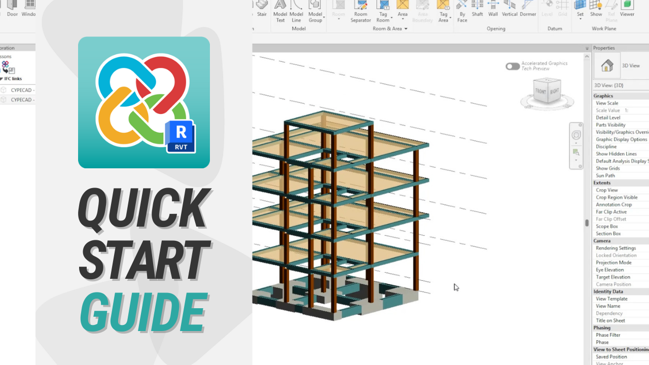 Plugin Open BIM - Revit : importation à partir d'un projet BIMserver.center